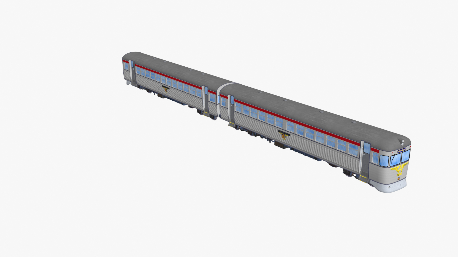 3D Savannahlander - Queensland Railways Passenger Train Model ...