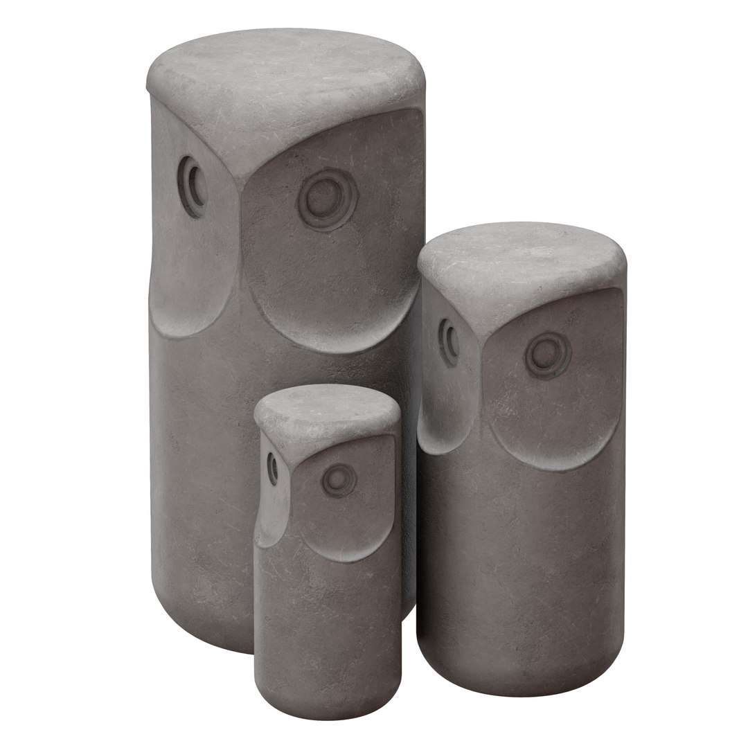 Owl figurine model - TurboSquid 2004467