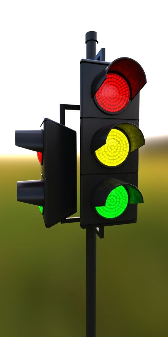 Traffic Light 3d Obj