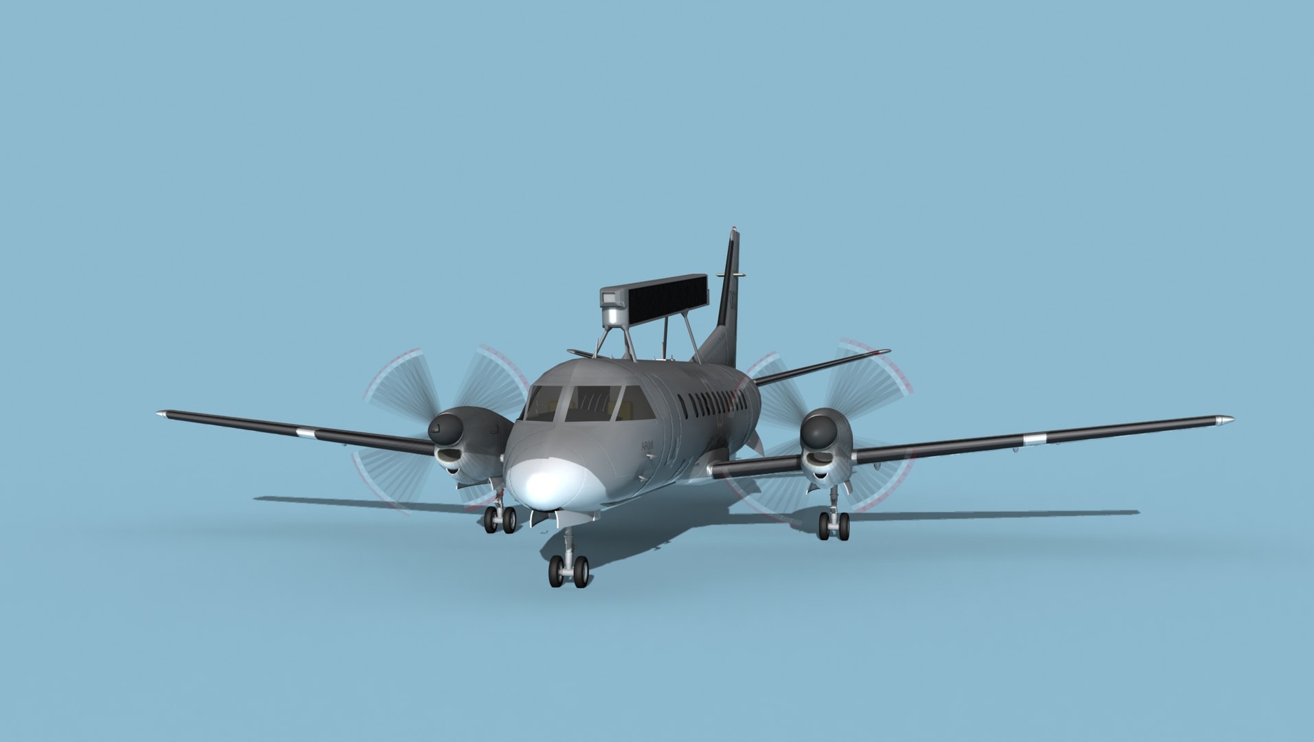 SAAB SF340 AEWAC V04 Sweeden 3D - TurboSquid 1925162