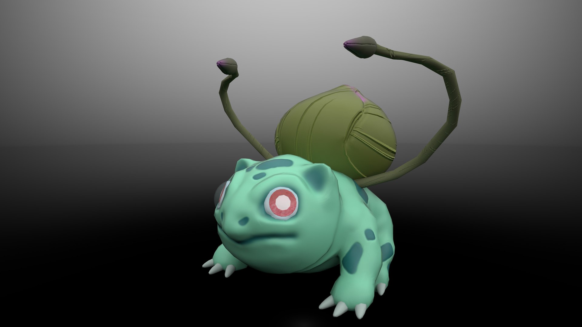 3D Model Bulbasaur Pokemon Game Character - TurboSquid 2061442
