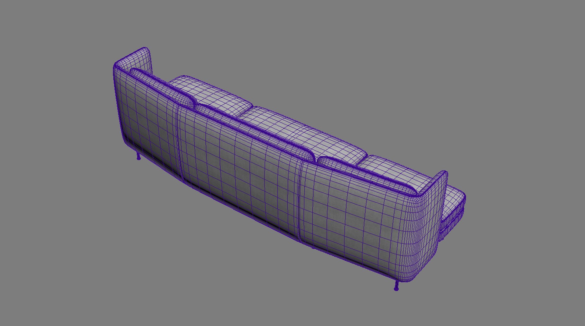 Bloke Sofa Blu Dot 3D Model - TurboSquid 1293561