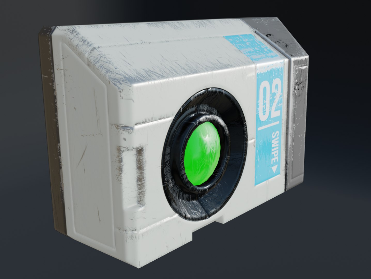 Sci-fi Keycard Scanner 3D Model - TurboSquid 1600914