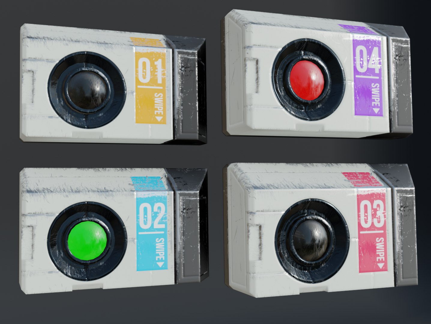 Sci-fi Keycard Scanner 3D Model - TurboSquid 1600914