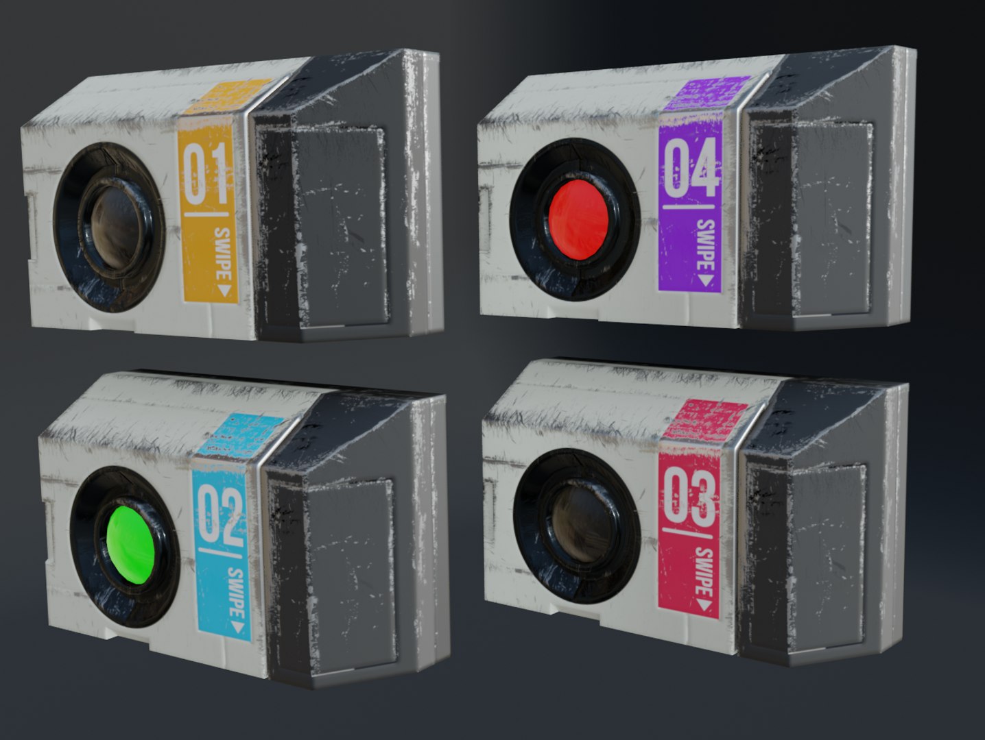 Sci-fi Keycard Scanner 3D Model - TurboSquid 1600914