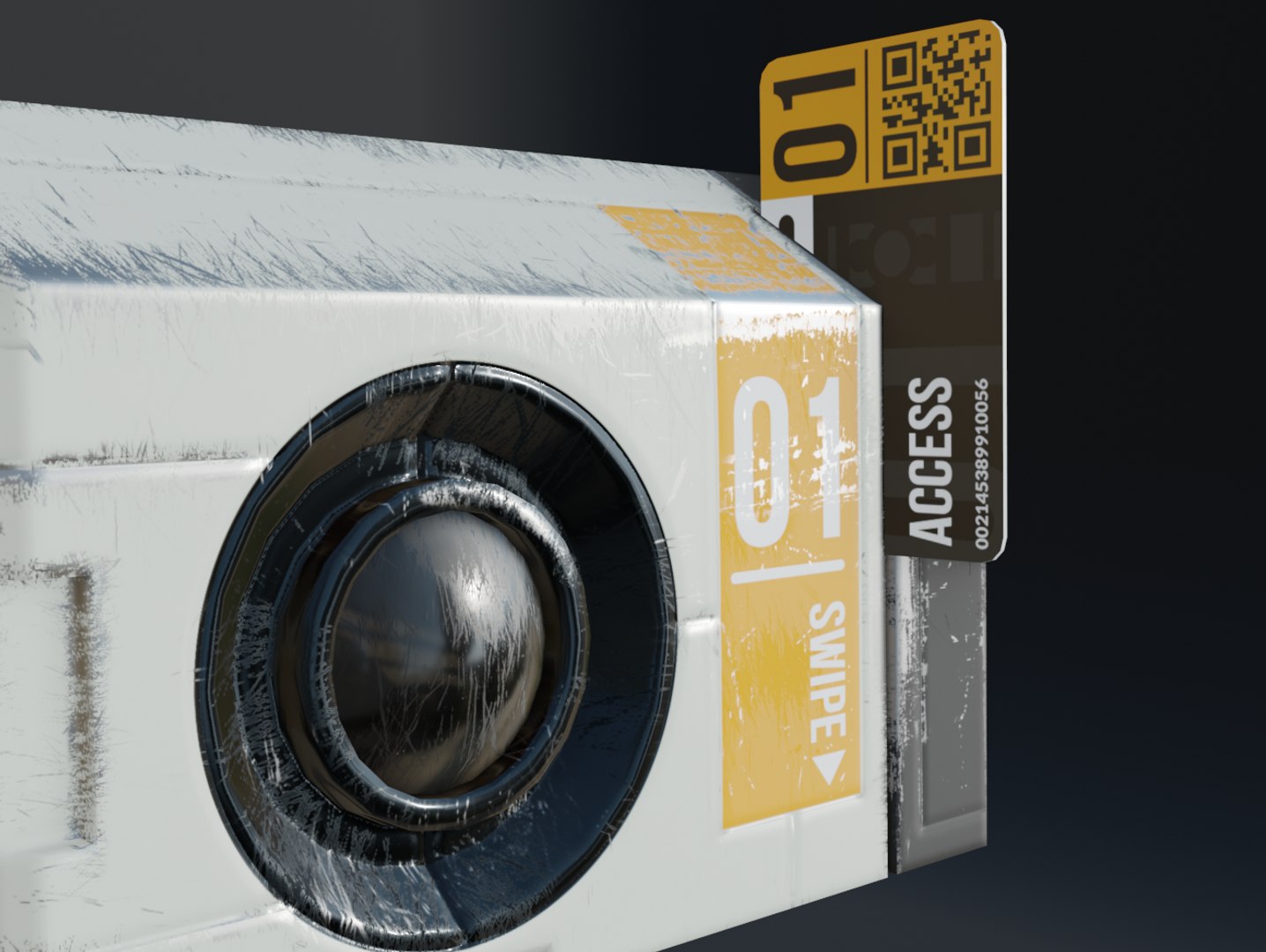 Sci-fi Keycard Scanner 3D Model - TurboSquid 1600914