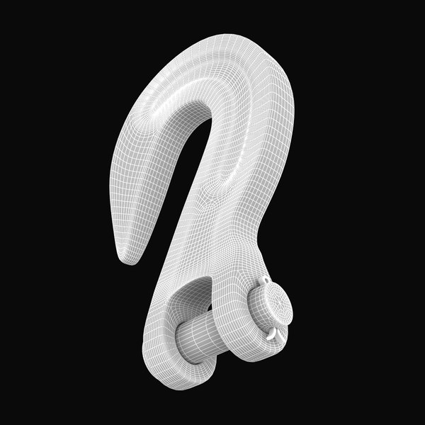 3d model of hook