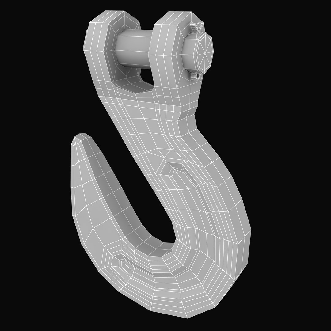3d Model Of Hook