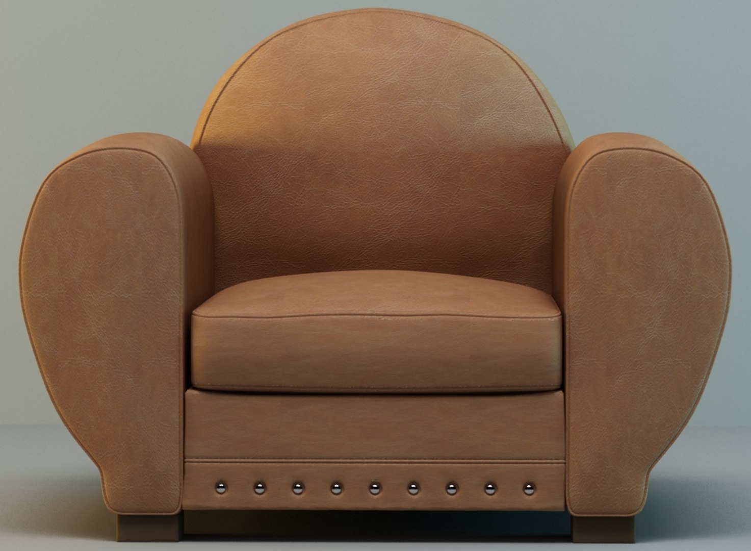 3d leather chair model
