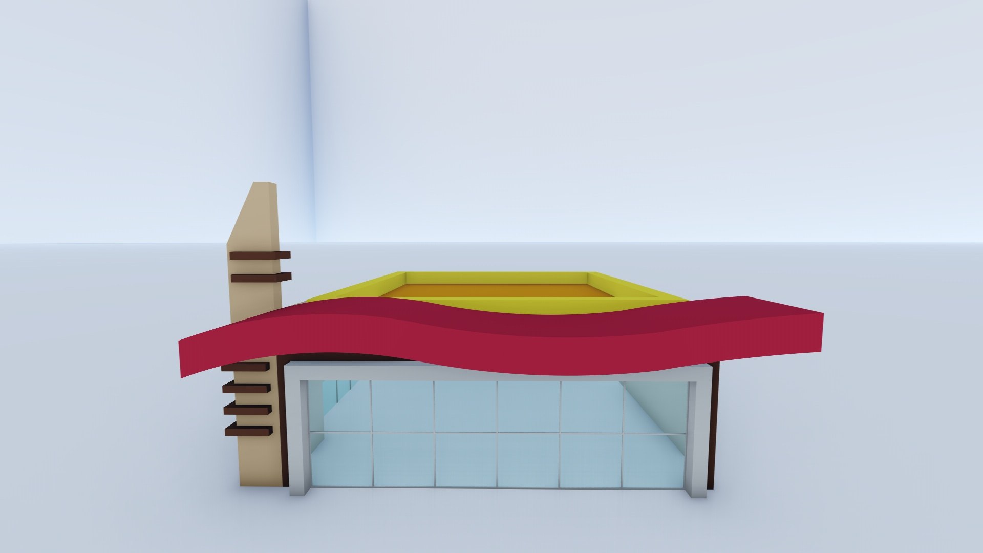 3D Shopping Building Cartoon Store 3DSSKPOBJ Model - TurboSquid 1739483