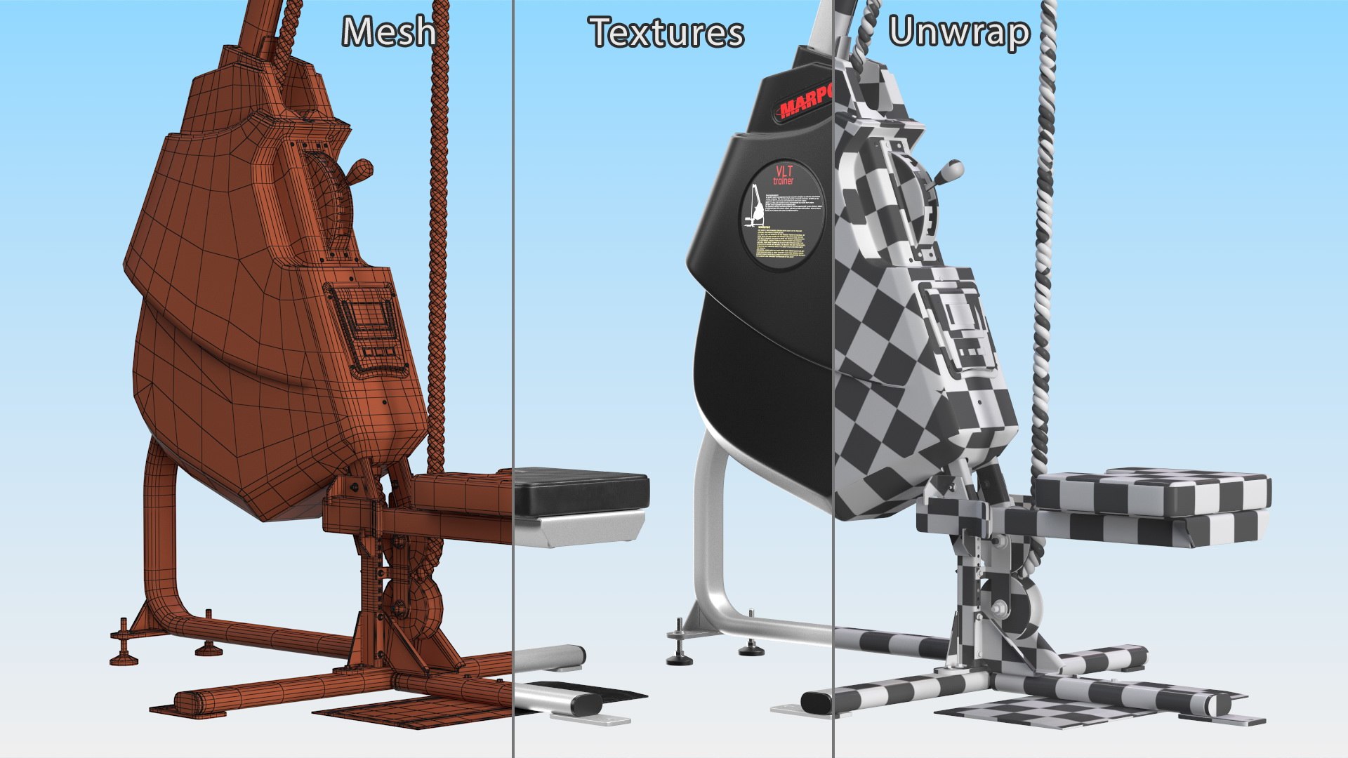 3D VLT Compact Rope Trainer - TurboSquid 2059256