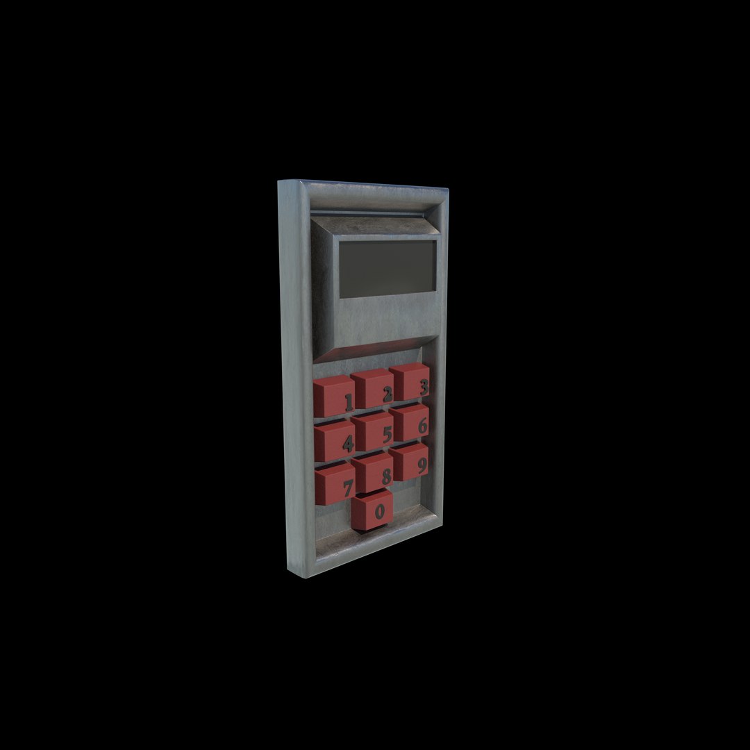 Keypad 3D Model 3D Model - TurboSquid 2342803