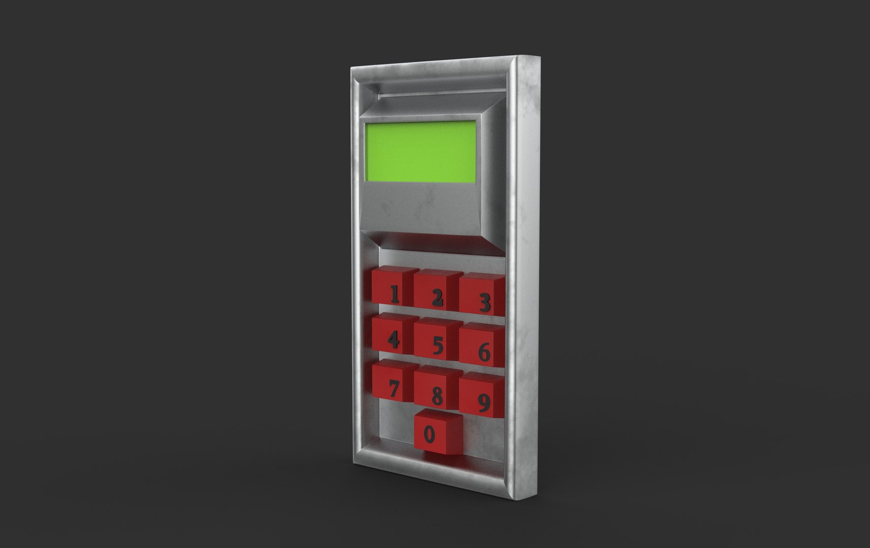 Keypad 3D Model 3D Model - TurboSquid 2342803