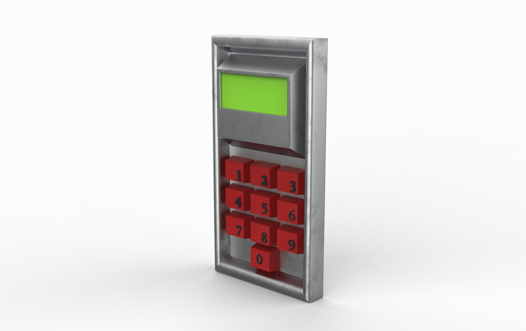 Keypad 3D Model 3D Model - TurboSquid 2342803