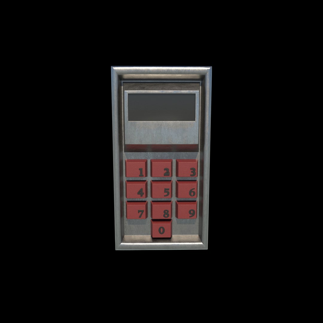 Keypad 3D Model 3D Model - TurboSquid 2342803