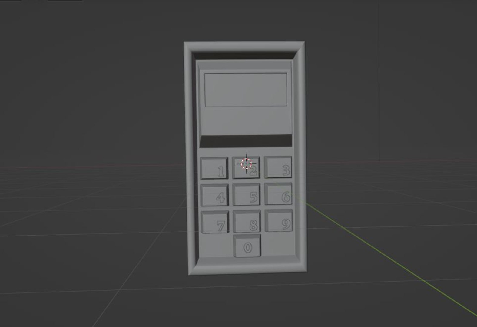 Keypad 3D Model 3D Model - TurboSquid 2342803
