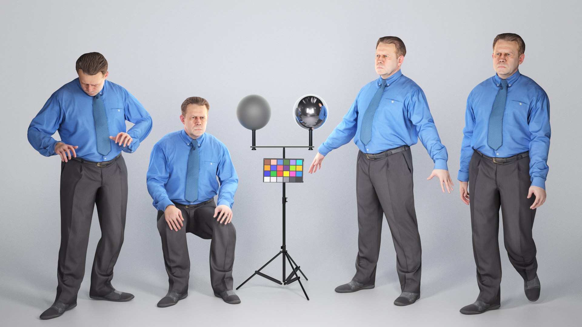 Photogrammetry Man Office Animation 3D - TurboSquid 1518390