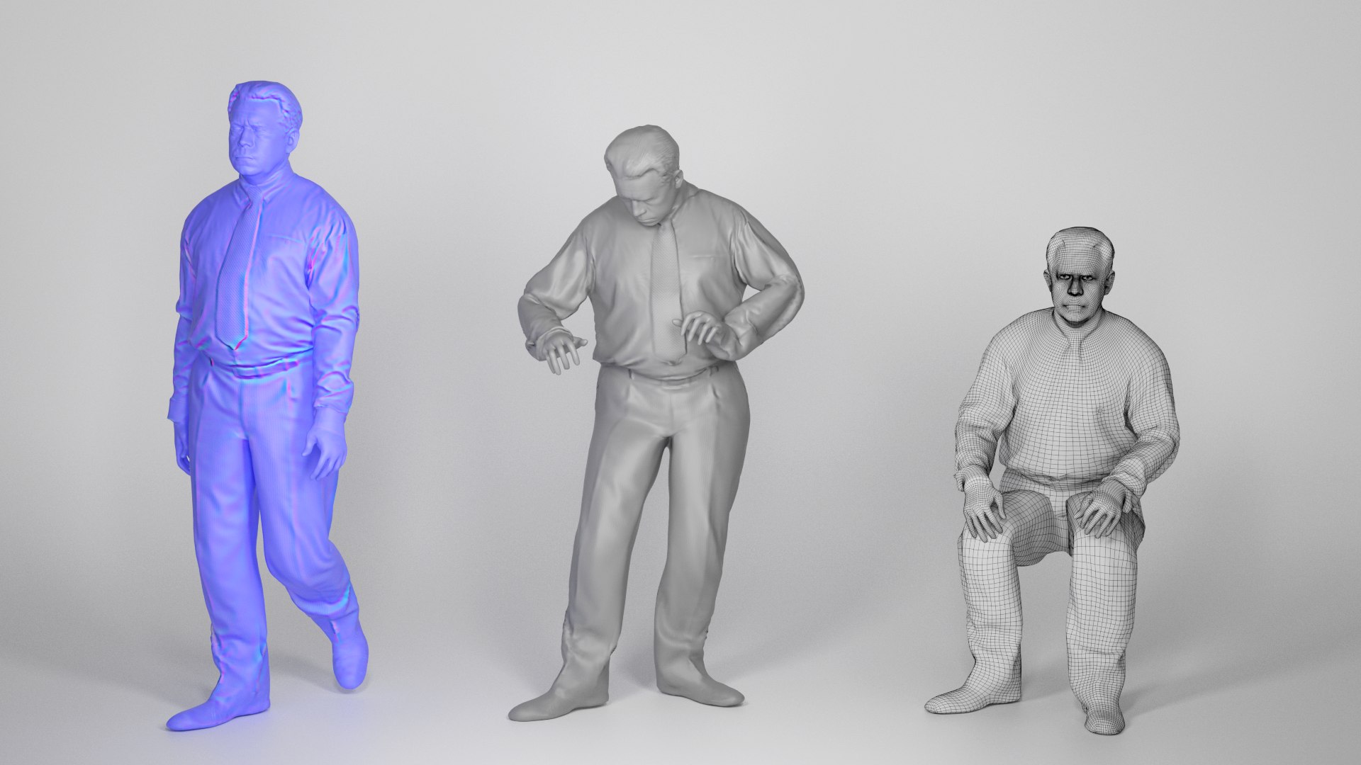 Photogrammetry Man Office Animation 3D - TurboSquid 1518390