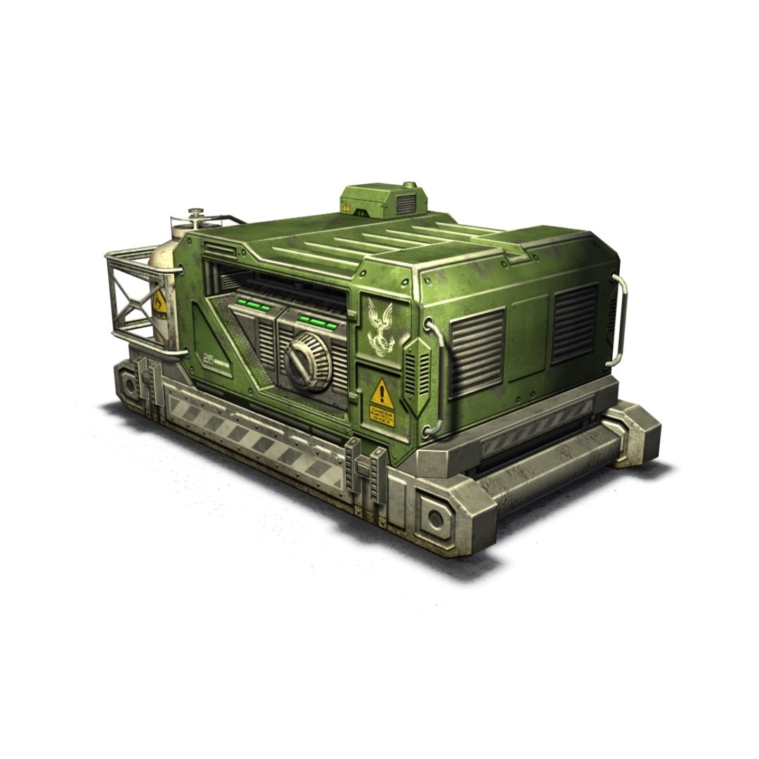 3d Halo Propane Generator Ready Model