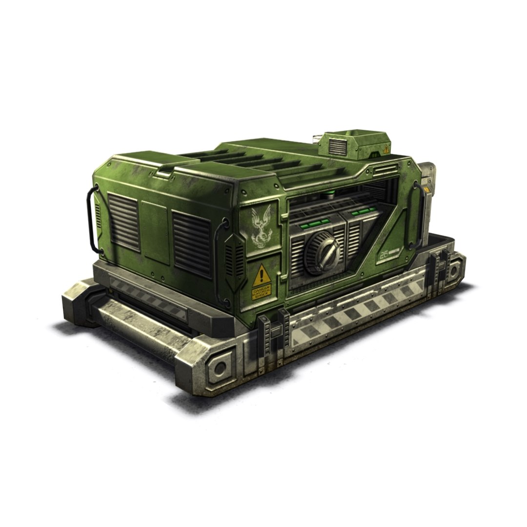3d Halo Propane Generator Ready Model
