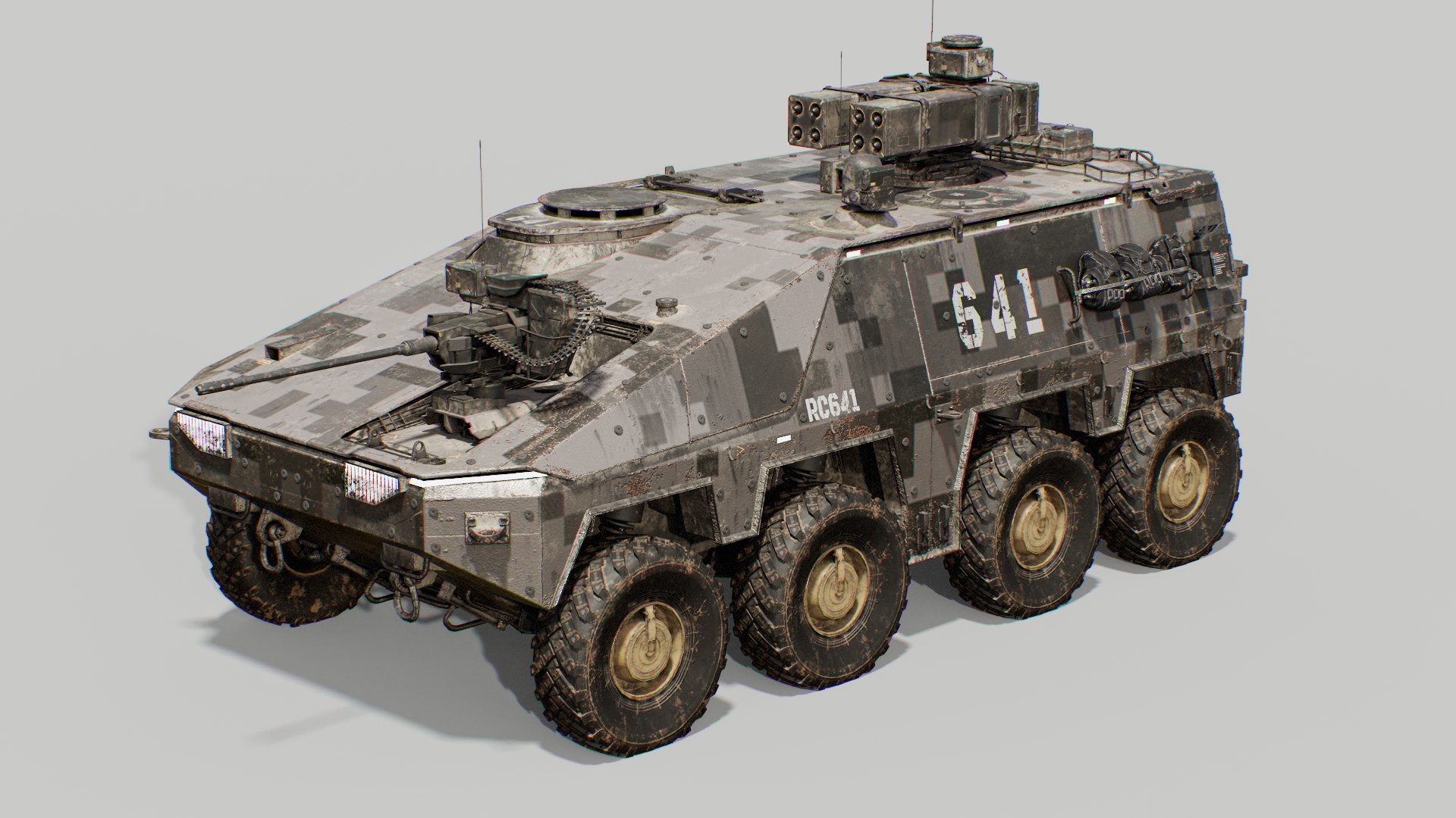 Sci Fi APC Low Poly SPP STL 3D - TurboSquid 2407037