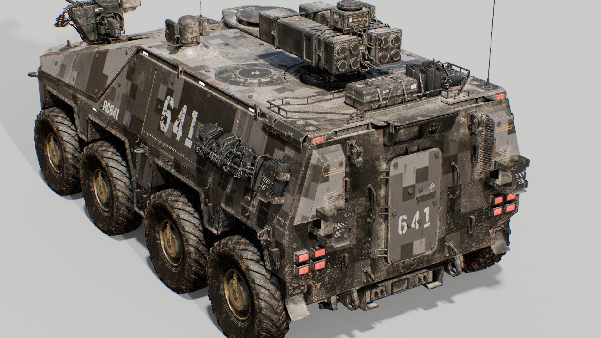 Sci Fi APC Low Poly SPP STL 3D - TurboSquid 2407037