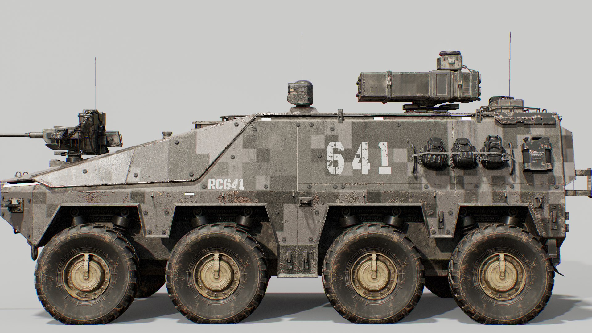 Sci Fi APC Low Poly SPP STL 3D - TurboSquid 2407037