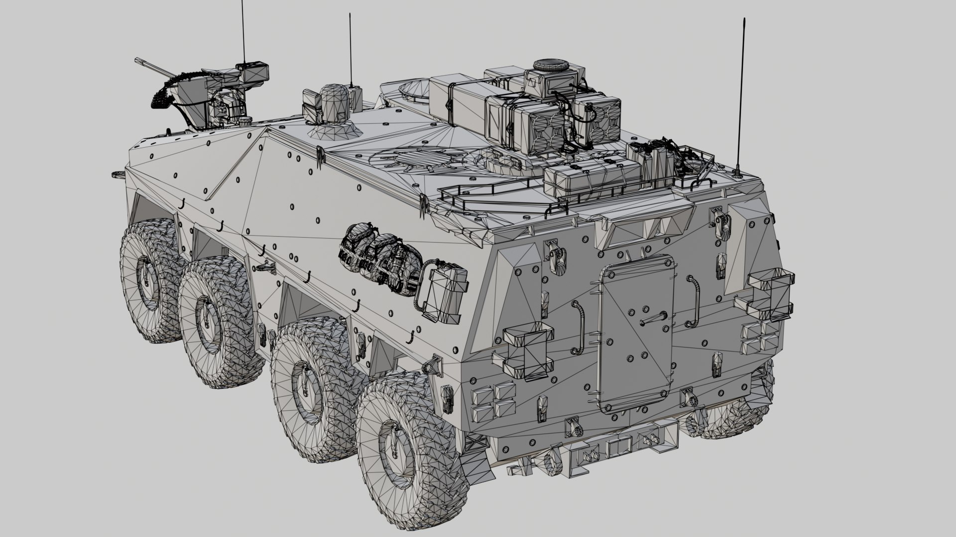 Sci Fi APC Low Poly SPP STL 3D - TurboSquid 2407037