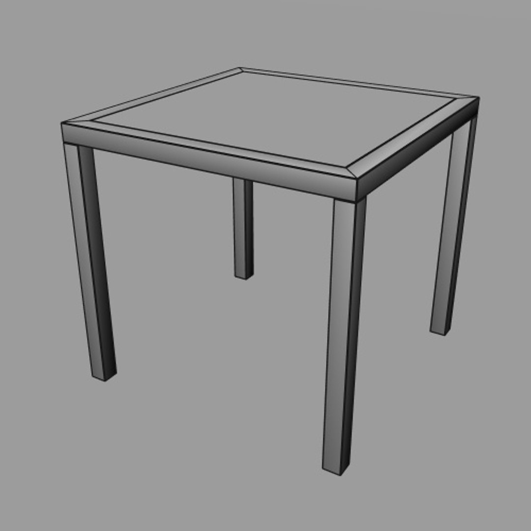 C4d Table Patio
