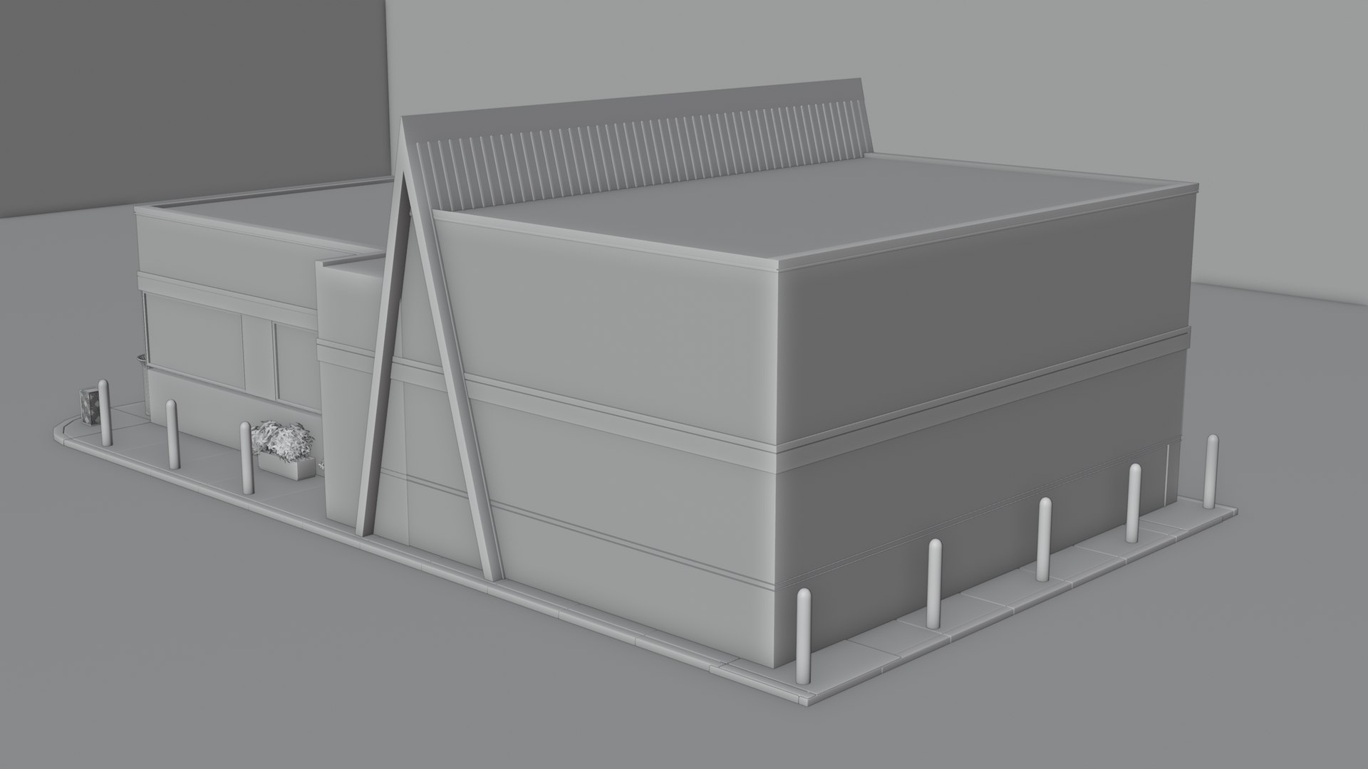 Whataburger Restaurant Building 3D Model - TurboSquid 2216270