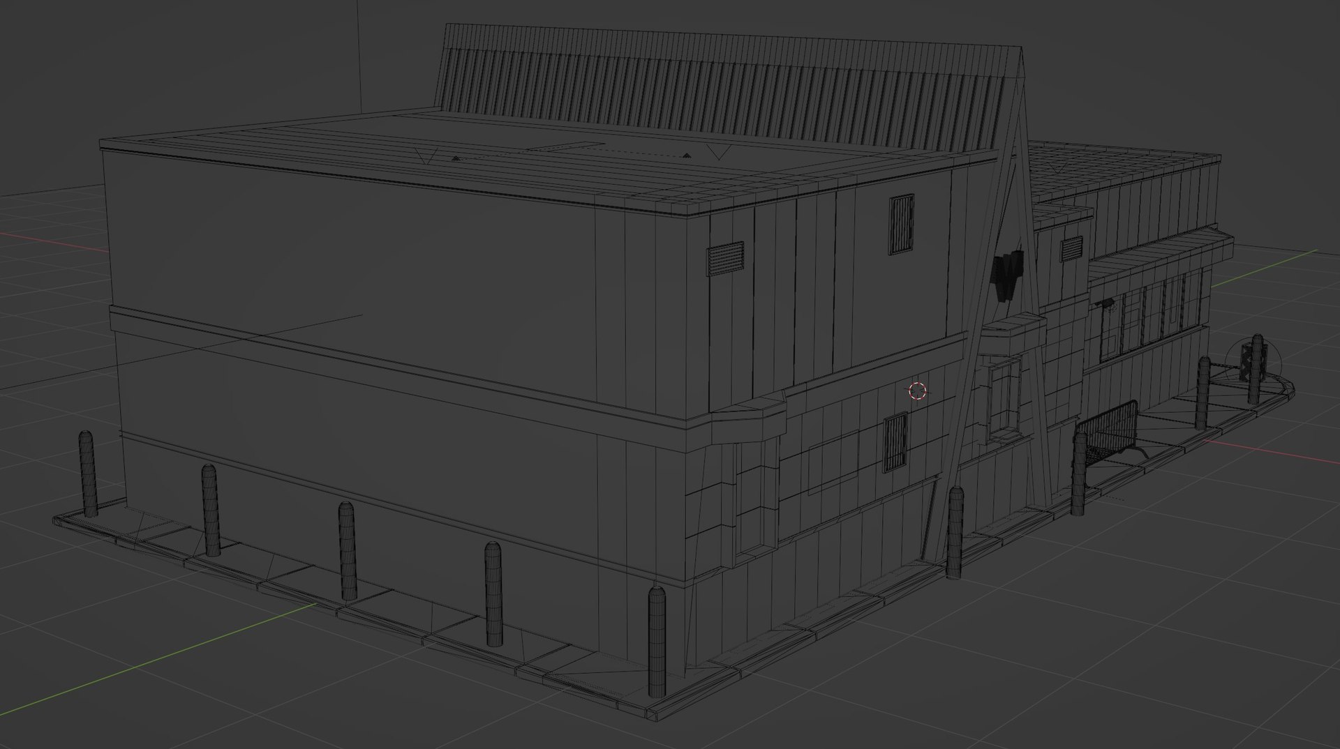 Whataburger Restaurant Building 3D Model - TurboSquid 2216270