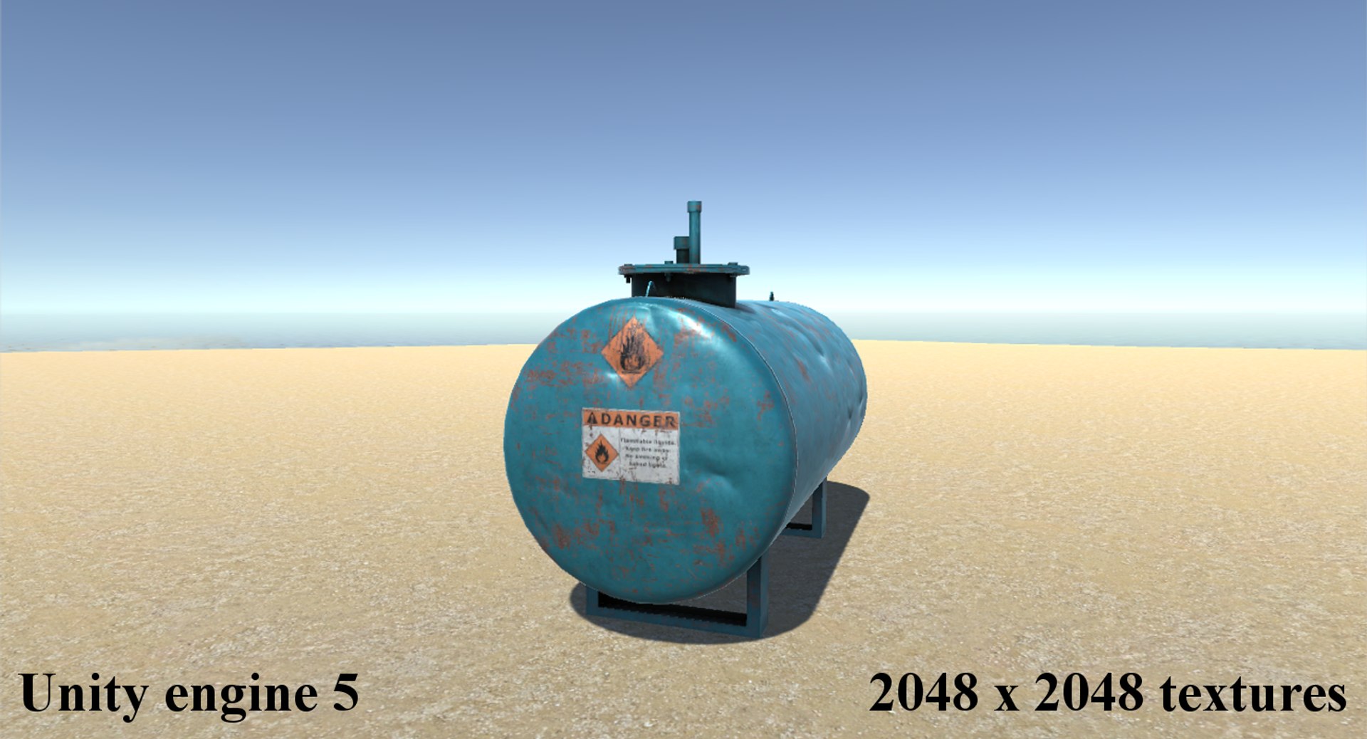 3d Model Oil Tank