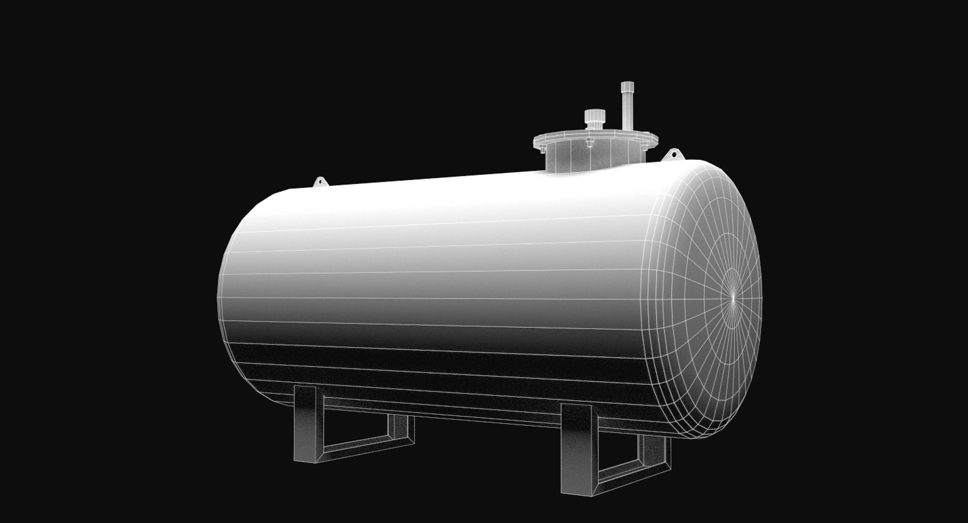 3d Model Oil Tank