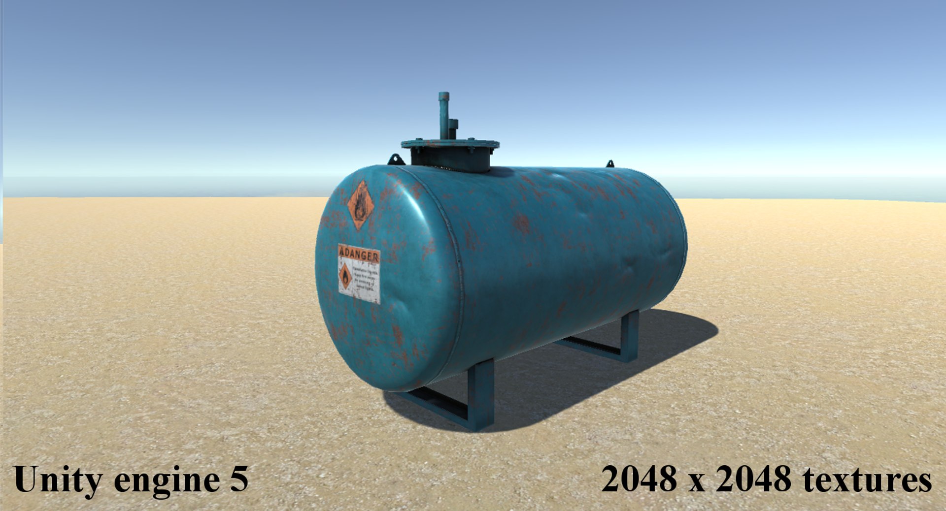 3d Model Oil Tank