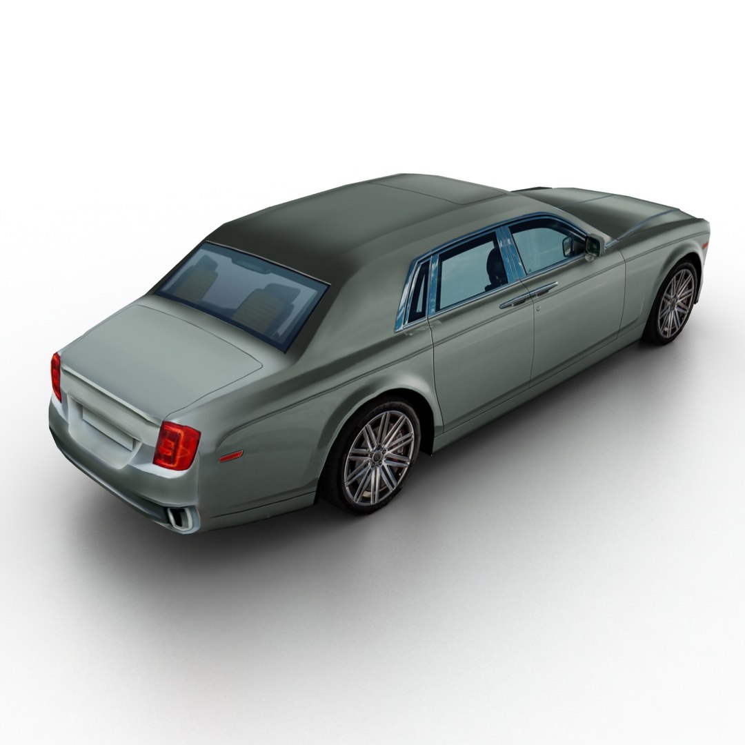 3d Generic Luxury Sedan Model