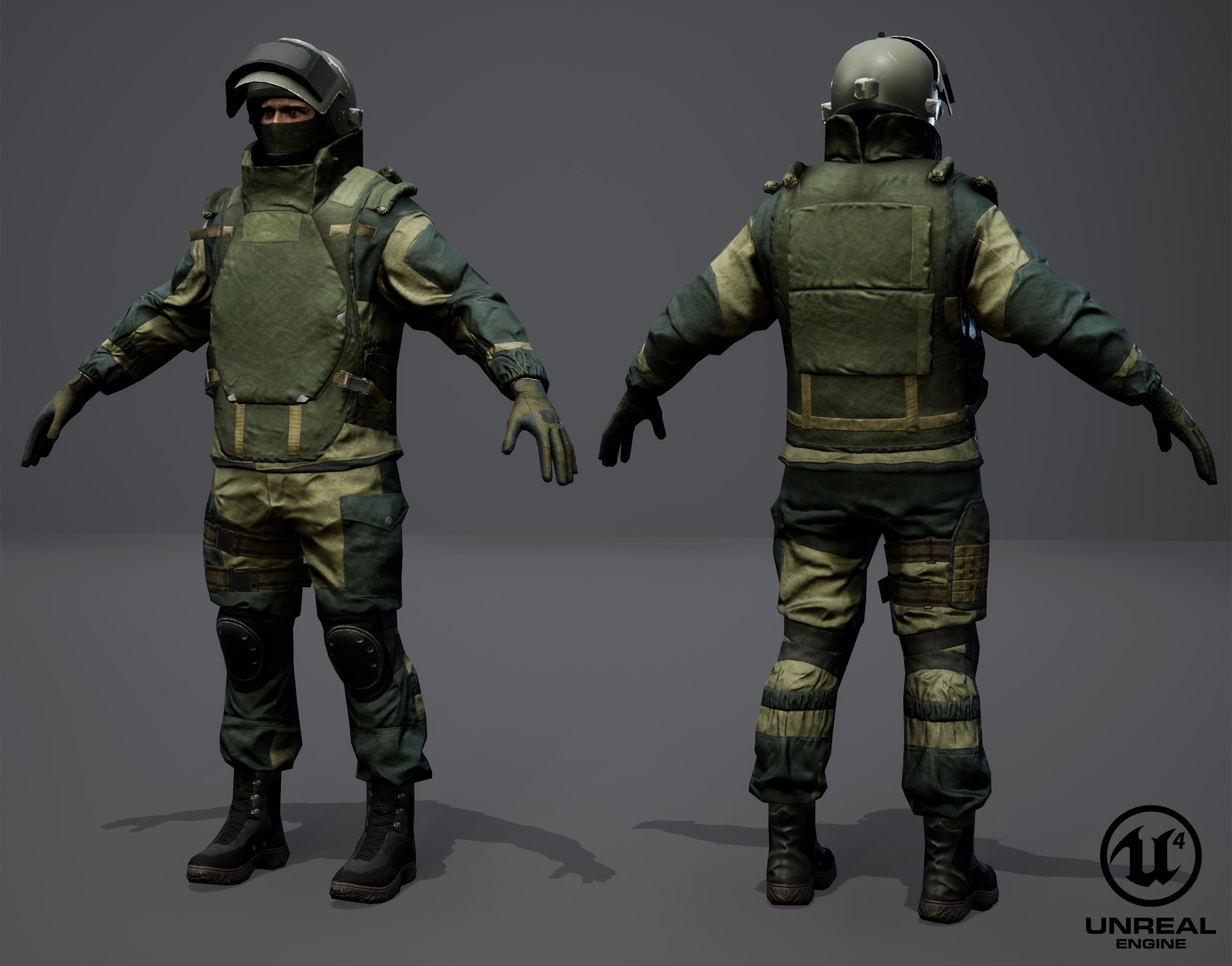 Army man 3D model - TurboSquid 1679422