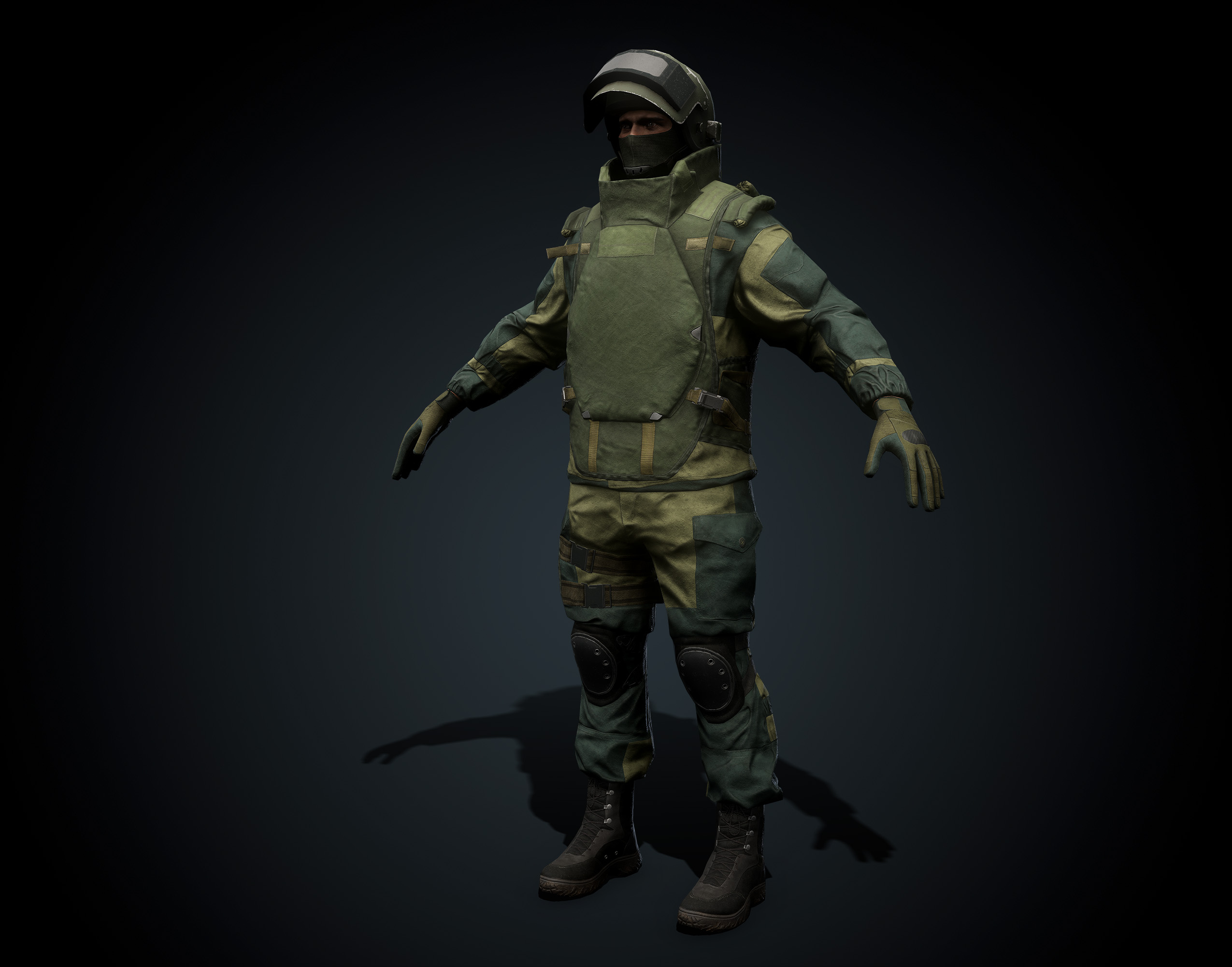 Army man 3D model - TurboSquid 1679422