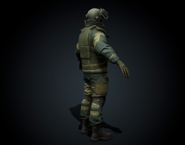 Army man 3D model - TurboSquid 1679422