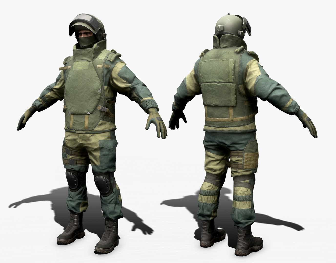 Army man 3D model - TurboSquid 1679422