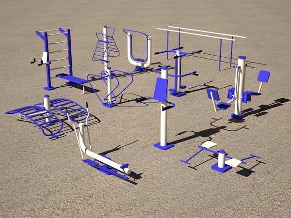 modèle 3D de Gymnase en plein air - TurboSquid 1230707