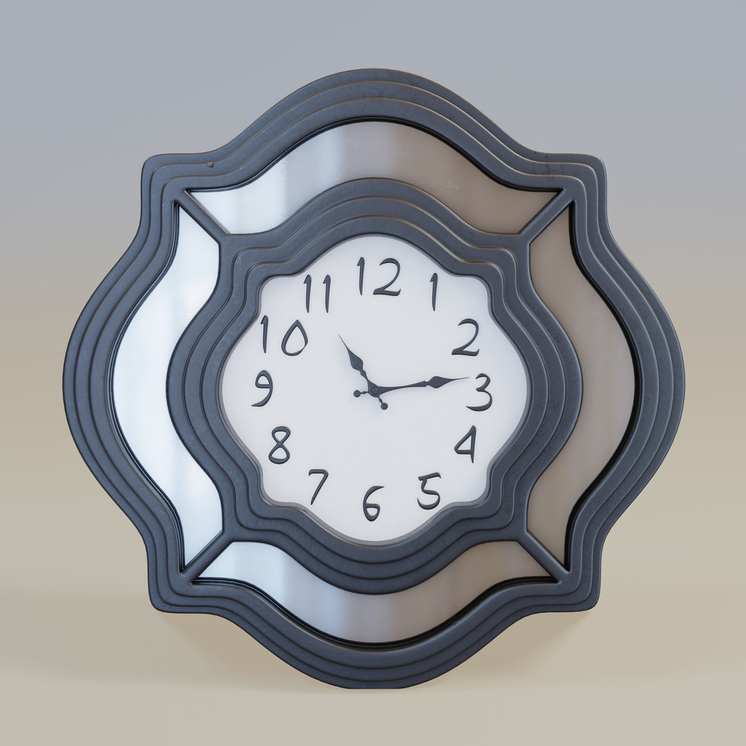 Clock Plastic Time 3D - TurboSquid 1571736
