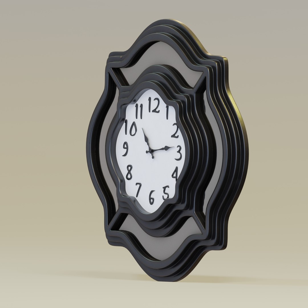 Clock Plastic Time 3D - TurboSquid 1571736