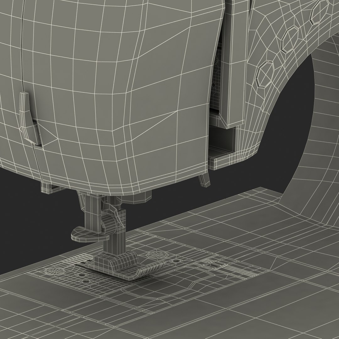 sewing machine brother 3d model