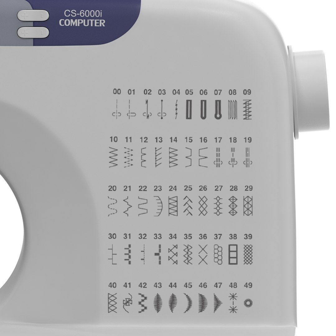sewing machine brother 3d model