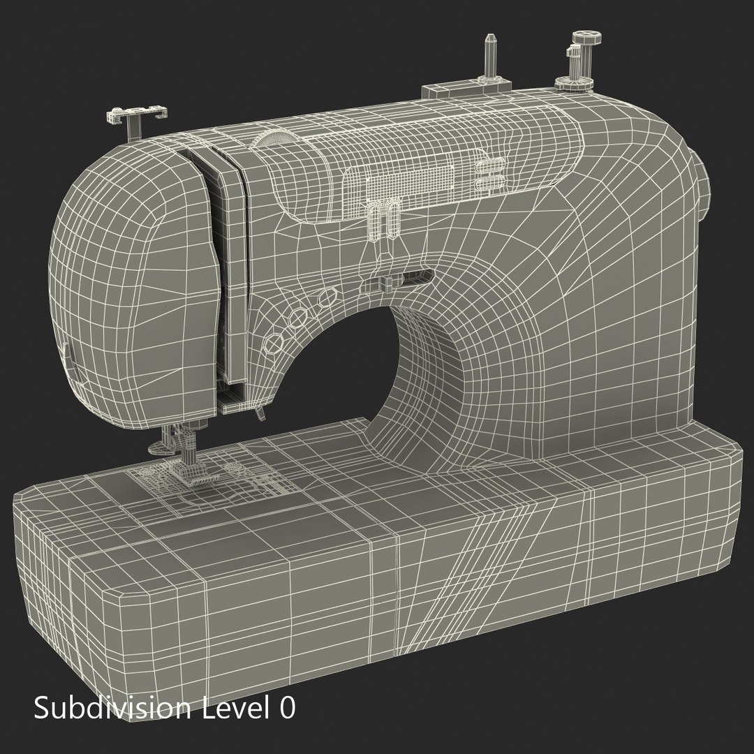 sewing machine brother 3d model