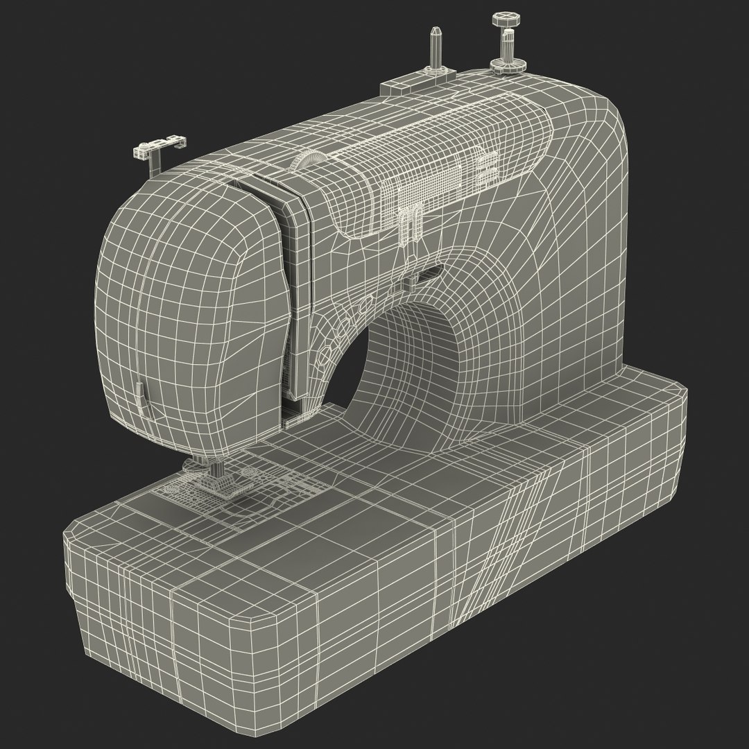 sewing machine brother 3d model