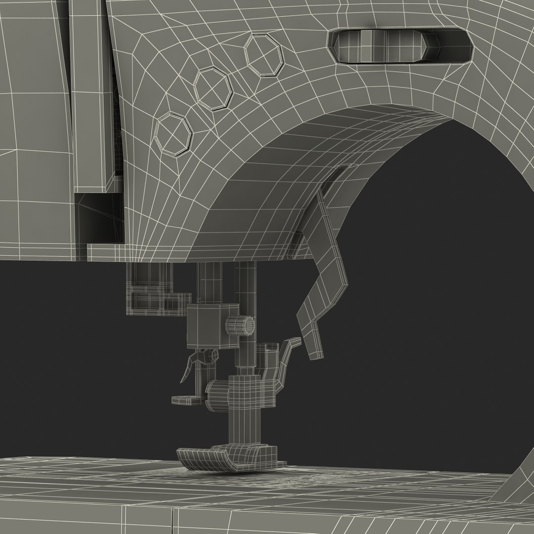 sewing machine brother 3d model