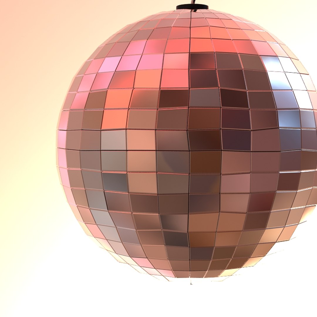 3d Realistic Disco Lights Model