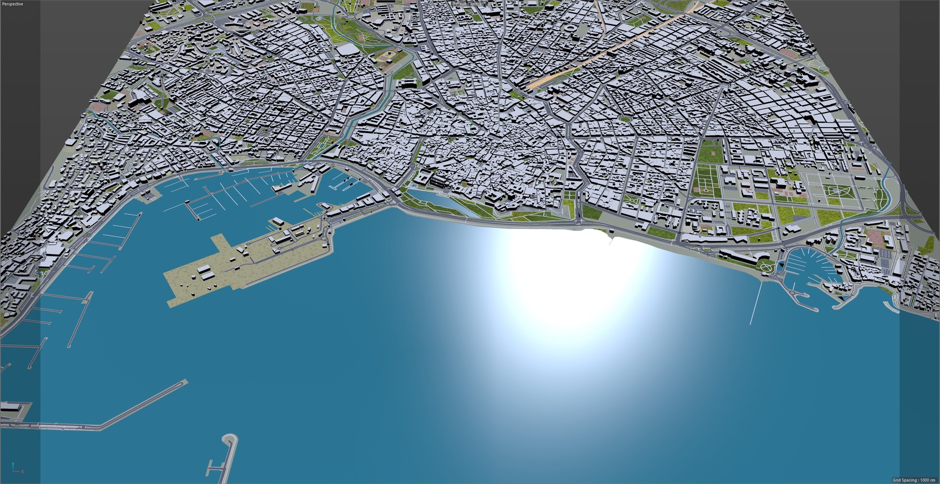 3D Model Palma Downtown Spain - TurboSquid 1989490