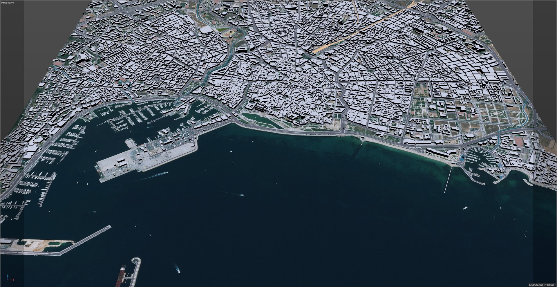 3D Model Palma Downtown Spain - TurboSquid 1989490